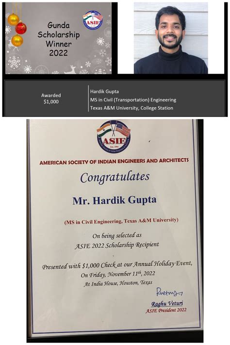 Hardik Gupta Eit On Linkedin I Feel Honored To Be One Of The Twenty Recipients Of The Asie
