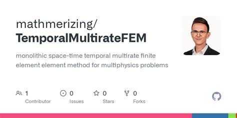 Github Mathmerizingtemporalmultiratefem Monolithic Space Time
