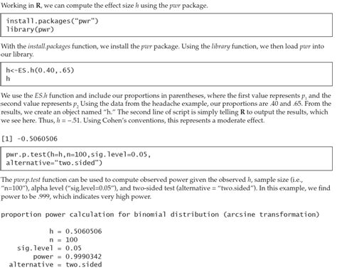 Power Statistical Concepts A First Course