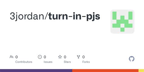 Github 3jordanturn In Pjs