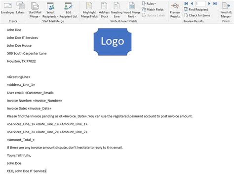 How To Mail Merge From Excel To Word In 2 Ways Technipages