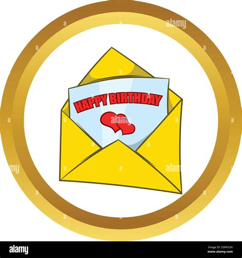 Greeting Card Vector Icon Cartoon Style Stock Vector Image And Art Alamy