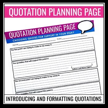 Quotations In Essay Writing Integrating And Embedding Quotes In MLA Format