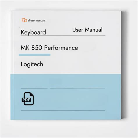 Logitech Keyboard MK 850 Performance Manual Download