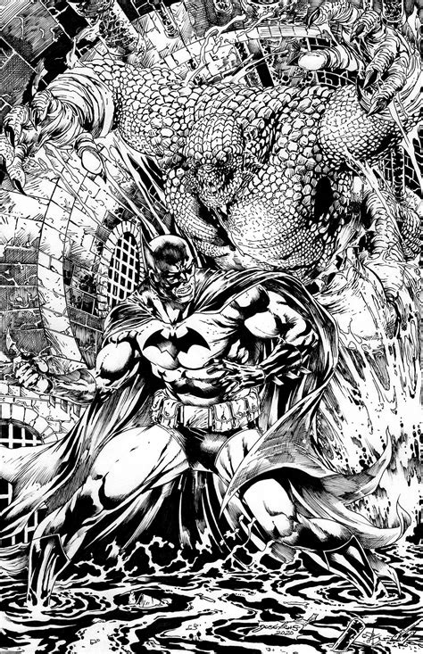 Batman Vs Killer Croc By Wascawwywabbit On Deviantart
