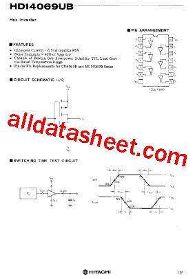 UB Datasheet PDF Hitachi Semiconductor