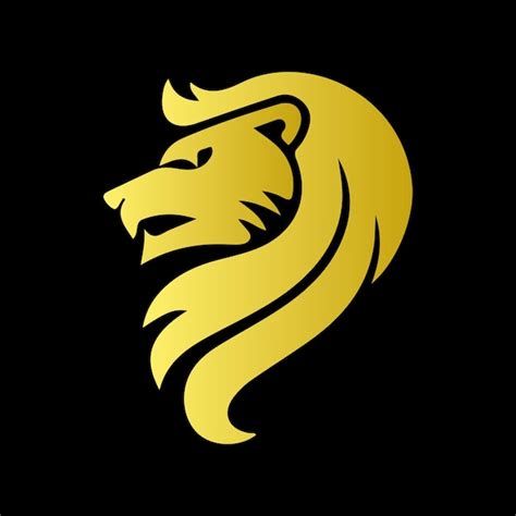 사자 얼굴 벡터 파일 프리미엄 벡터