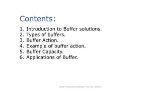 Buffer Action And Buffer Capacity PPTX Chemistry Science
