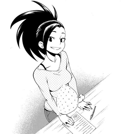 Momo Yaoyorozu Pregnant Morph By Idbeashamed On Deviantart In 2021