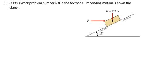 1 3 Pts Work Problem Number 68 In The Textbook