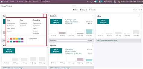 Sales Team In Odoo 16 Sales Odoo V16 Enterprise Edition Book