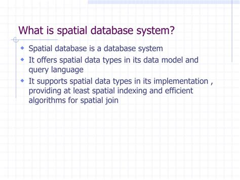 Ppt Introduction To Spatial Database System Powerpoint Presentation