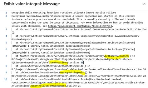 A Second Operation Was Started On This Context Instance Before A Previous Operation Completed