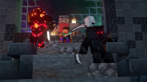 انیمیشن ماینکرافت استیو و الکس در برابر هیرو براین