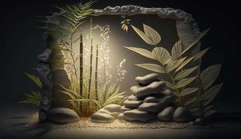 premium ai image generative ai wellness and meditation series