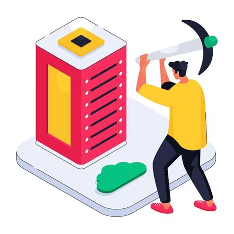 Premium Vector Pack Of Database Isometric Icons