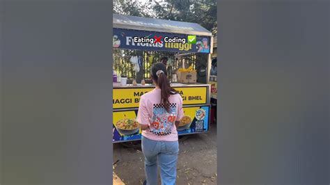 see aaj is coder girl ne kya kiya stall pe😱 trending ai aicoding college html css python