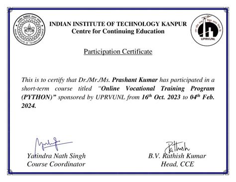 prashant kumar on linkedin iitkanpur python mba