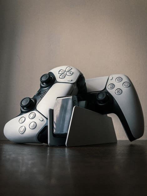 Premium Photo Playstation 5 Dualsense Controller With Charging Dock