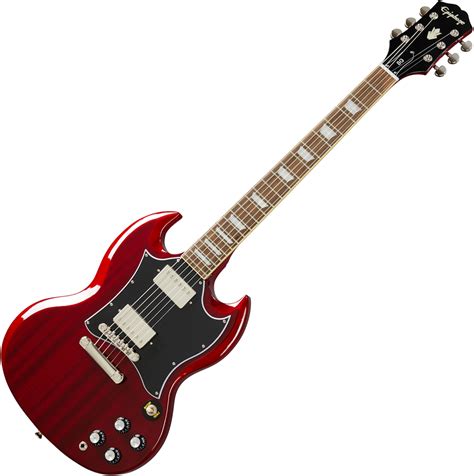 Epiphone Sg Standard Cherry Solid Body Electric Guitar Red