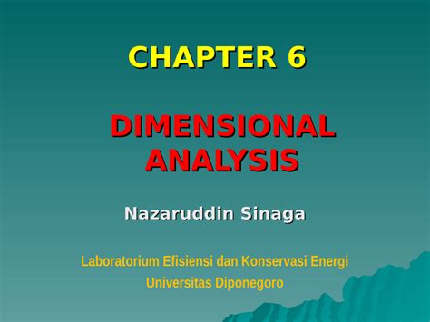 Pdf Course 2 Dan 3 Dimensional Analysis