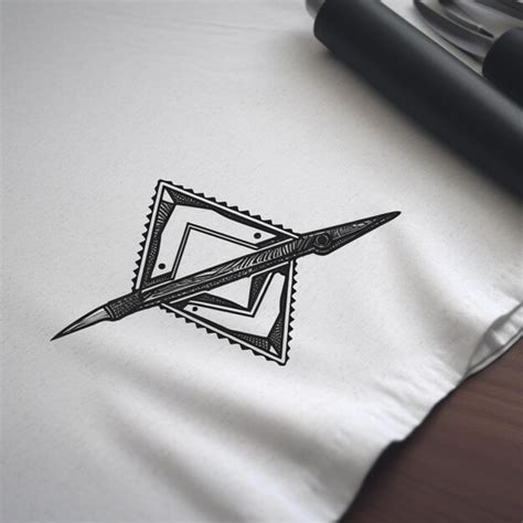 Premium Ai Image There Is A Pen And A Stamp On A Napkin With A Pen