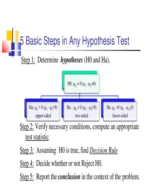Fillable Online People Missouristate Hypothesis TestingA Step By Step Guide With Easy Fax