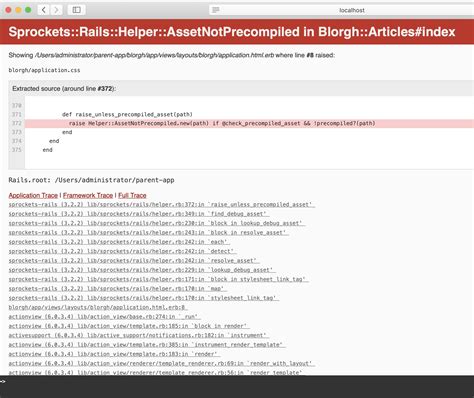Newly Created Engine Throws Sprocketsrailshelperassetnotprecompiled · Issue 40508 · Rails