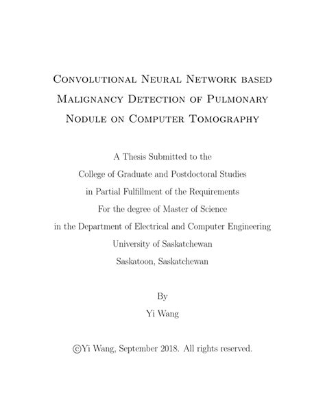 Pdf Convolutional Neural Network Based Malignancy Detection Of Pulmonary Nodule On Computer