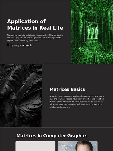 Application Of Matrices In Real Life Pdf Encryption Matrix Mathematics