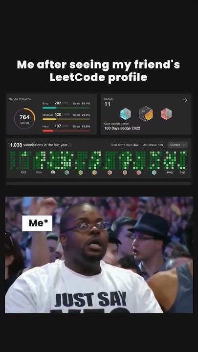 My Reaction 👀 After Seeing My Friends Leetcode Profile 😲 Btech Iit College Leetcode