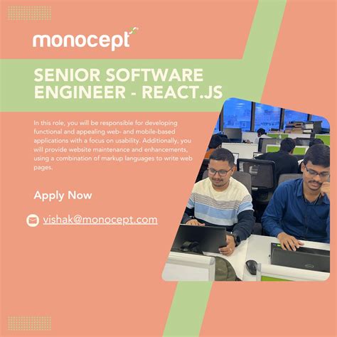 Monocept On Linkedin Jobopening Frontenddeveloper Joinourteam