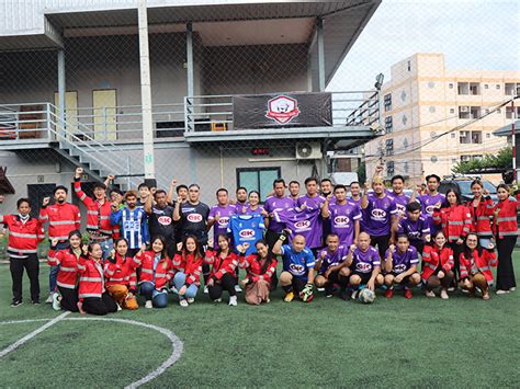 สนับสนุนเสื้อกีฬา บริษัท ซีเอเค อินเตอร์เนชั่นแนล จำกัด