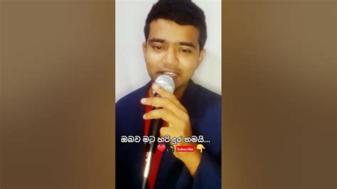ඔබව මට හරි දුර තමයි ️🎧 Youtube