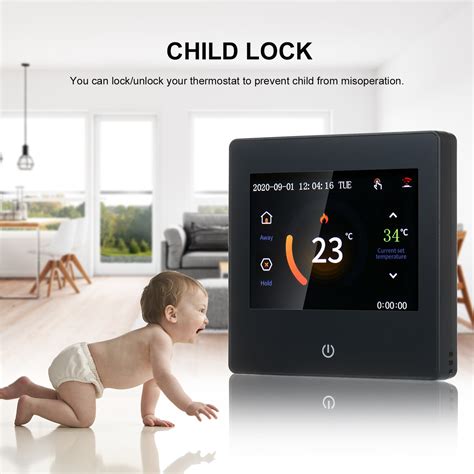 Smart Thermostat Lcd Touch Screen Weekly Programma Grandado