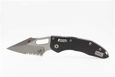 Microtech Stitch RAM LOK S E Apocalyptic Partial Serrated 169RL 11 APFL Ridgerunner Blades