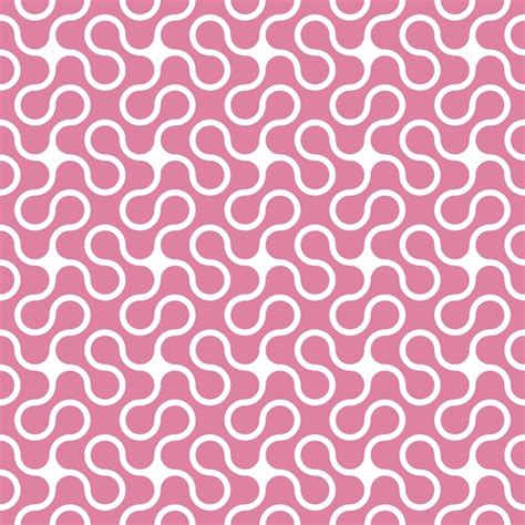 Premium Vector Pink Geometric Seamless Pattern Design Background
