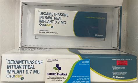 Ozurdex 0 7mg Injection At Rs 23000 Vial In Navi Mumbai Id 2850310760097