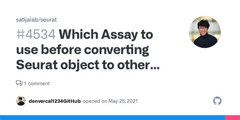 Which Assay To Use Before Converting Seurat Object To Other Object Classes · Issue 4534