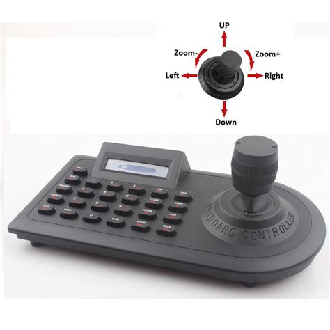 Three Dimensional Axis Keyboard Controller For Ptz Camera