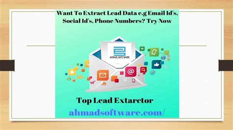 how can you automatically extract emails phone numbers and social ids