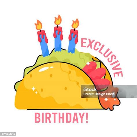 타코 낙서 채워진 벡터 개요 스티커 Eps 10 파일 0명에 대한 스톡 벡터 아트 및 기타 이미지 0명 고기 굽기 Istock