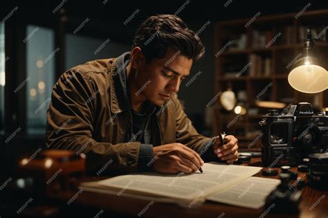 premium ai image a man solving problem wallpaper