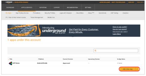 Unity Manual Configuration For The Amazon Appstore And Amazon Underground Stores