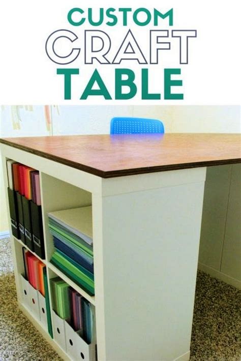 18 DIY Crafting Table Plans For Your Facility Susie Harris
