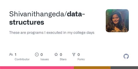 GitHub Shivanithangeda Data Structures These Are Programs I Executed In My College Days