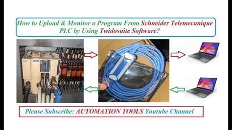 how to upload and monitor a program from schneider telemecanique plc by using twido suite software