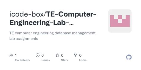 GitHub Icode Box TE Computer Engineering Lab Assignment Codes