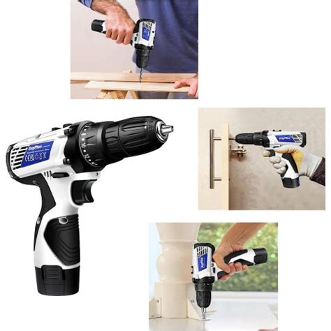 Cordless Drill 45nm Electric Drill 2 Variable Speed Electric Drill 18 1 Torque Setting Electric