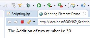 JSP Scriptlets Example JSP Scripting Elements With Example